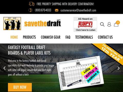 Save The Draft Promo Code — 80% Off in November 2025